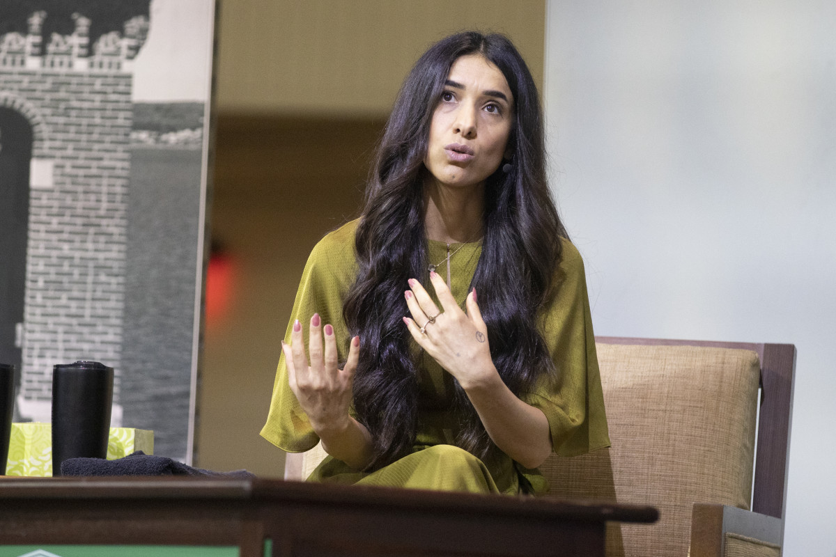 Nobel Peace Laureate Nadia Murad shares story of survival, hope for ...