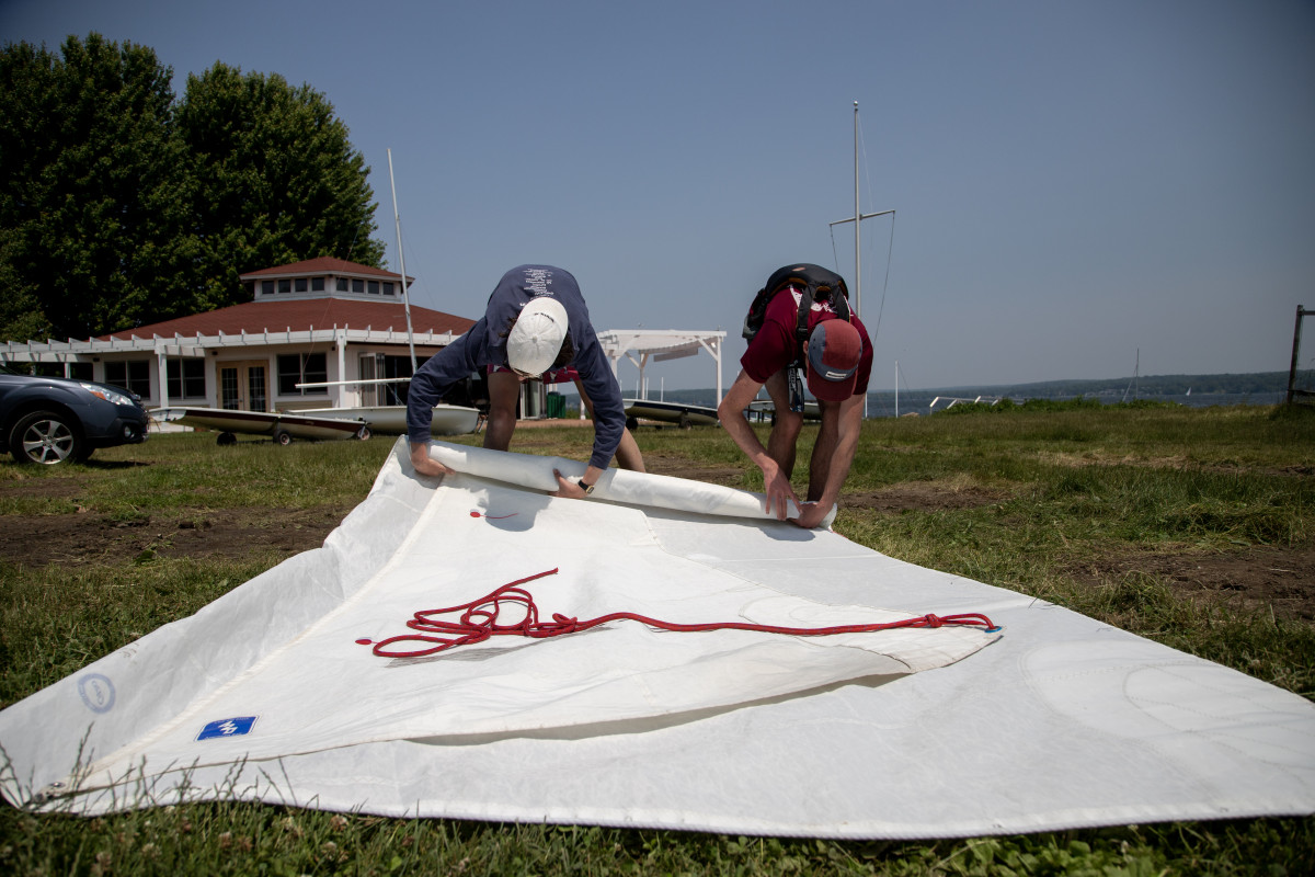 Training with Olympian Jolly, sailing employees earn Level 2 ...