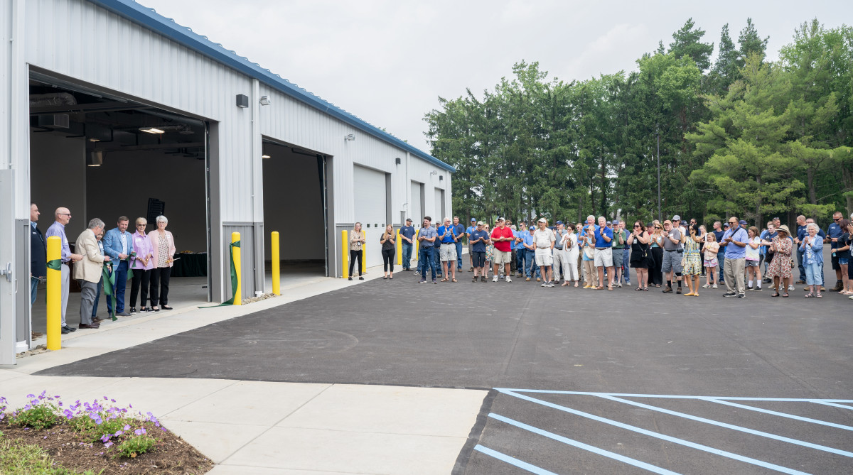 New maintenance building opens after 13 years of planning, design - The ...