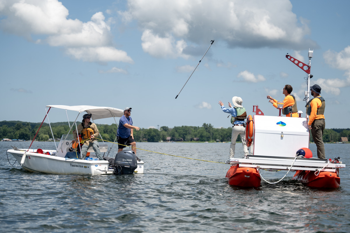 Multiyear partnership upgrades data collection on lake with deployment ...