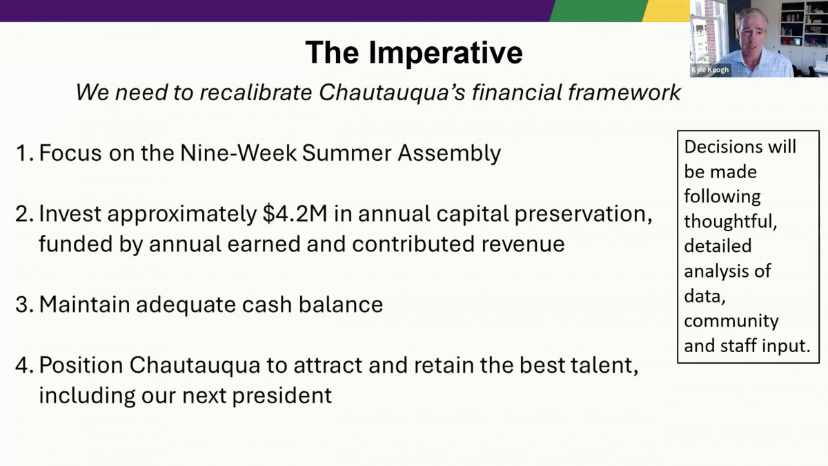 Interim Chief Executive Kyle Keogh proposes cuts of $4-$6M across ...